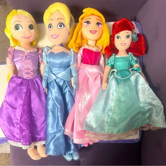 Disney | Toys | Disney Princess Plush Dolls 4 | Poshmark